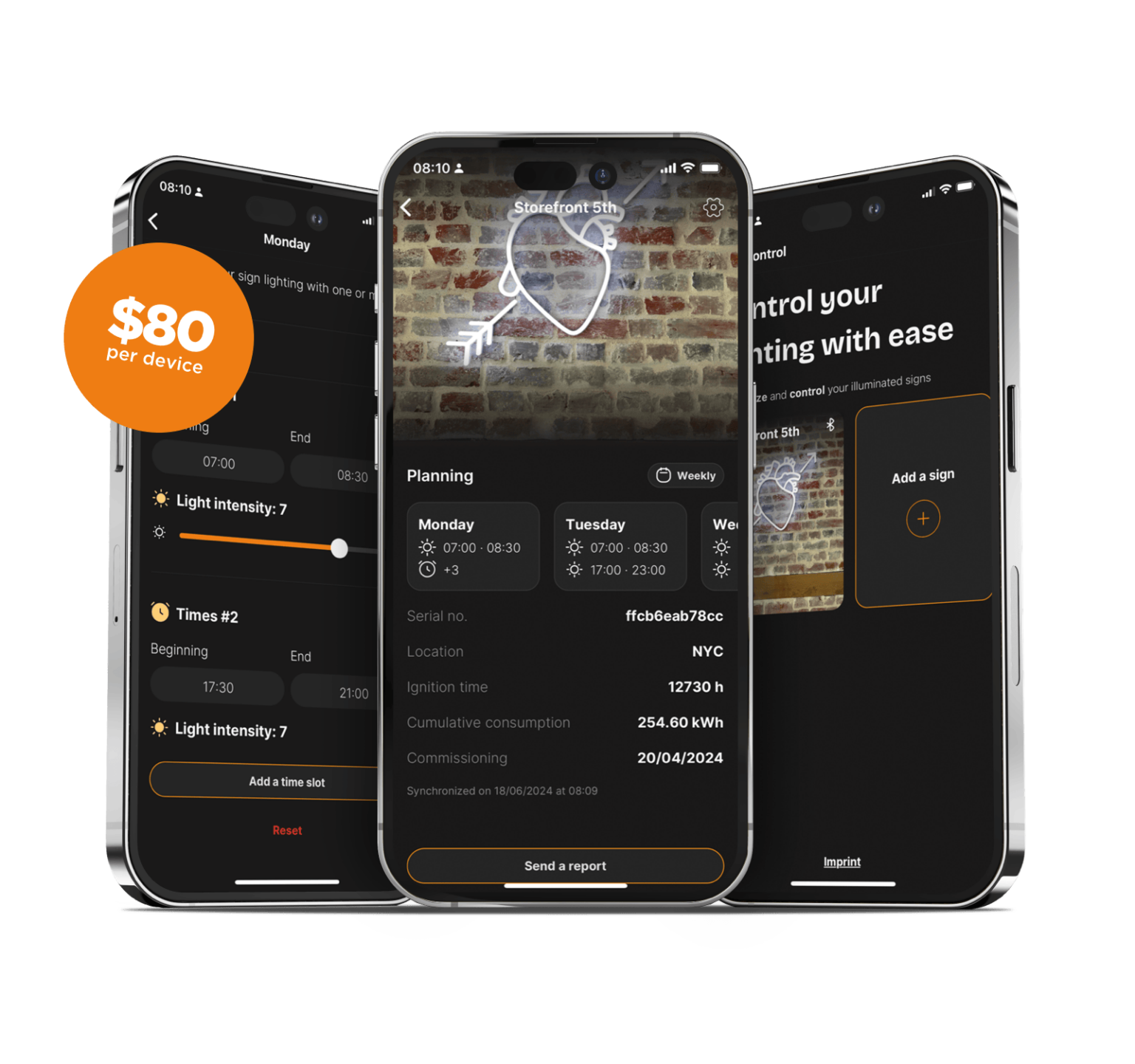 Sign-Kontrol® : Module for illuminated signs, remote control - Kalisign